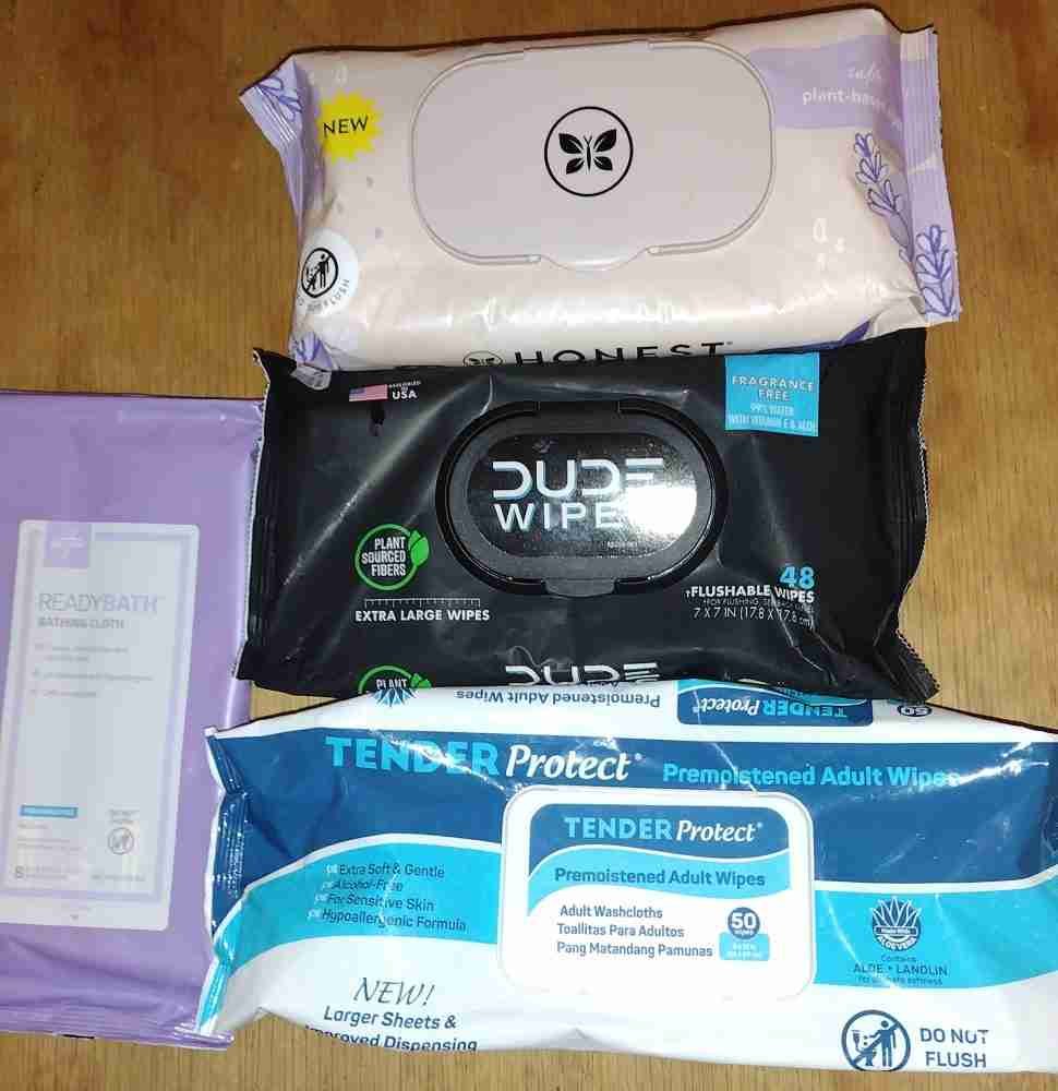 Shower Wipes Comparison - Dadding On The Road